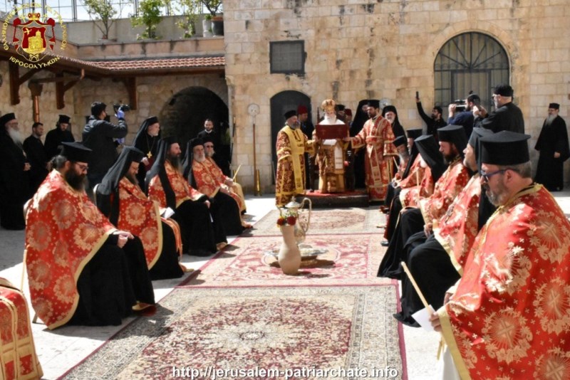 THE SERVICE OF THE SACRED WASHING OF THE DISCIPLES’ FEET AT THE ...