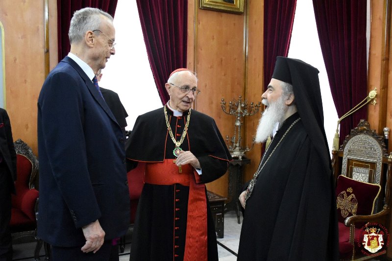 VISIT OF CARDINAL FERNANDO FILONI THE GRAND MASTER OF THE EQUESTRIAN ...