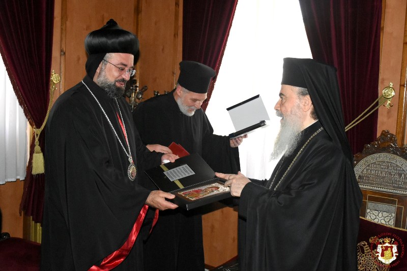 THE NEW ARCHBISHOP OF THE SYRIAN CHURCH IN JERUSALEM VISITS THE ...