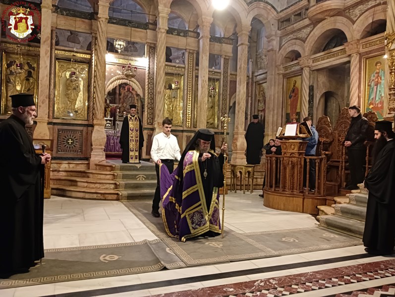 THE GREAT CANON AT THE PATRIARCHATE - Jerusalem Patriarchate - News Gate