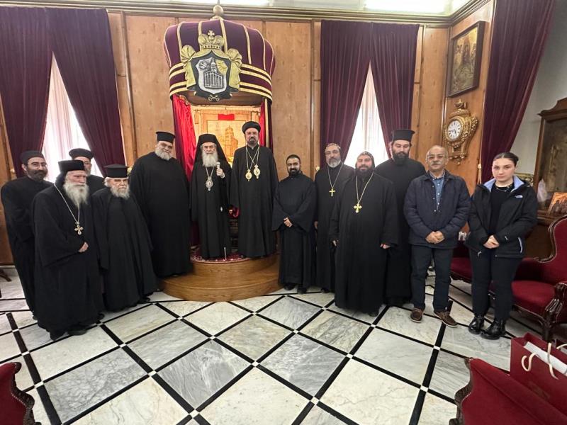 THE NEW ARCHBISHOP OF THE SYRIAN CHURCH VISITS THE PATRIARCHATE ...