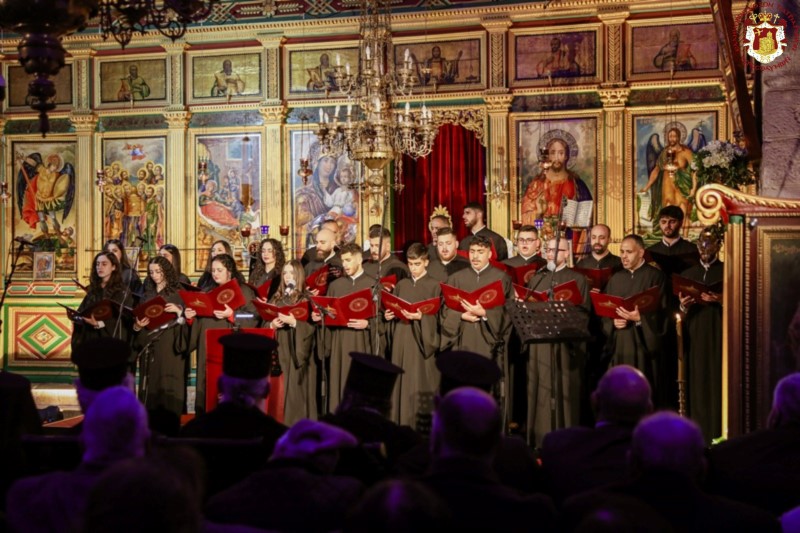 BYZANTINE CHOIR EVENT OF THE CHOIR OF THE BEIT JALA CHURCH OF THE ...