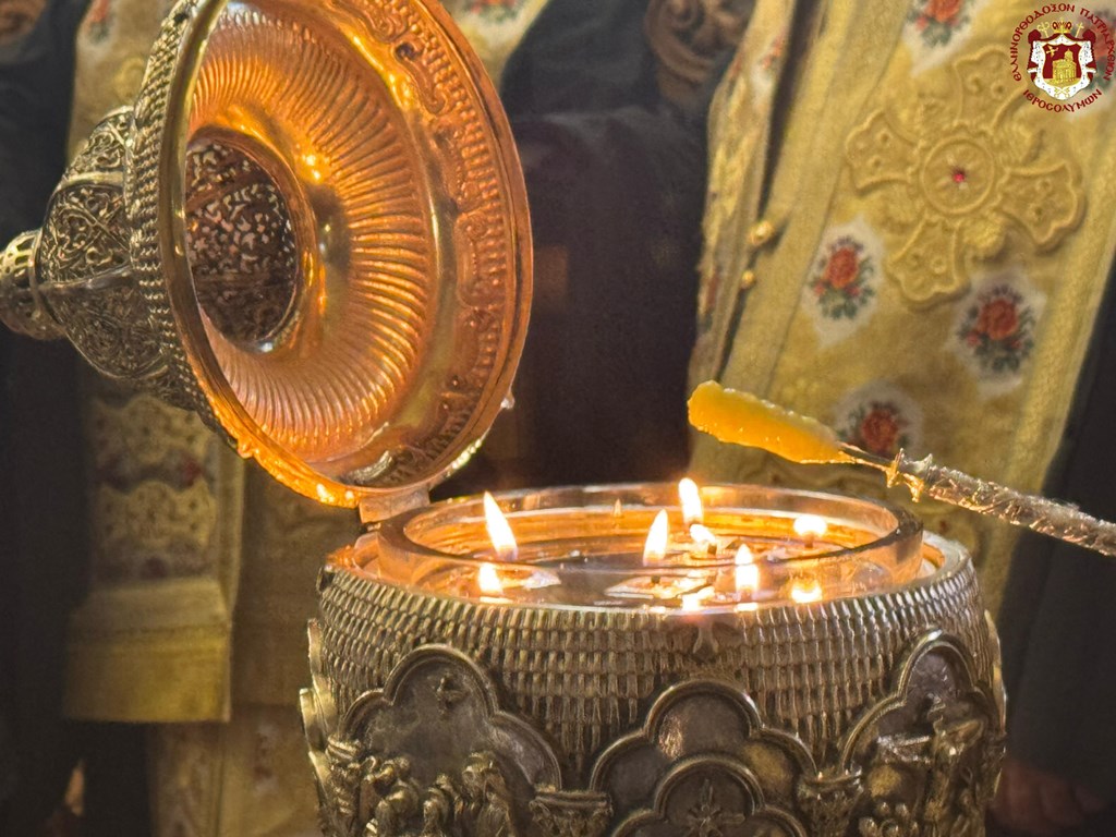 THE SACRAMENT OF HOLY UNCTION BEFORE EASTER AT THE MONASTIC CHURCH OF ...