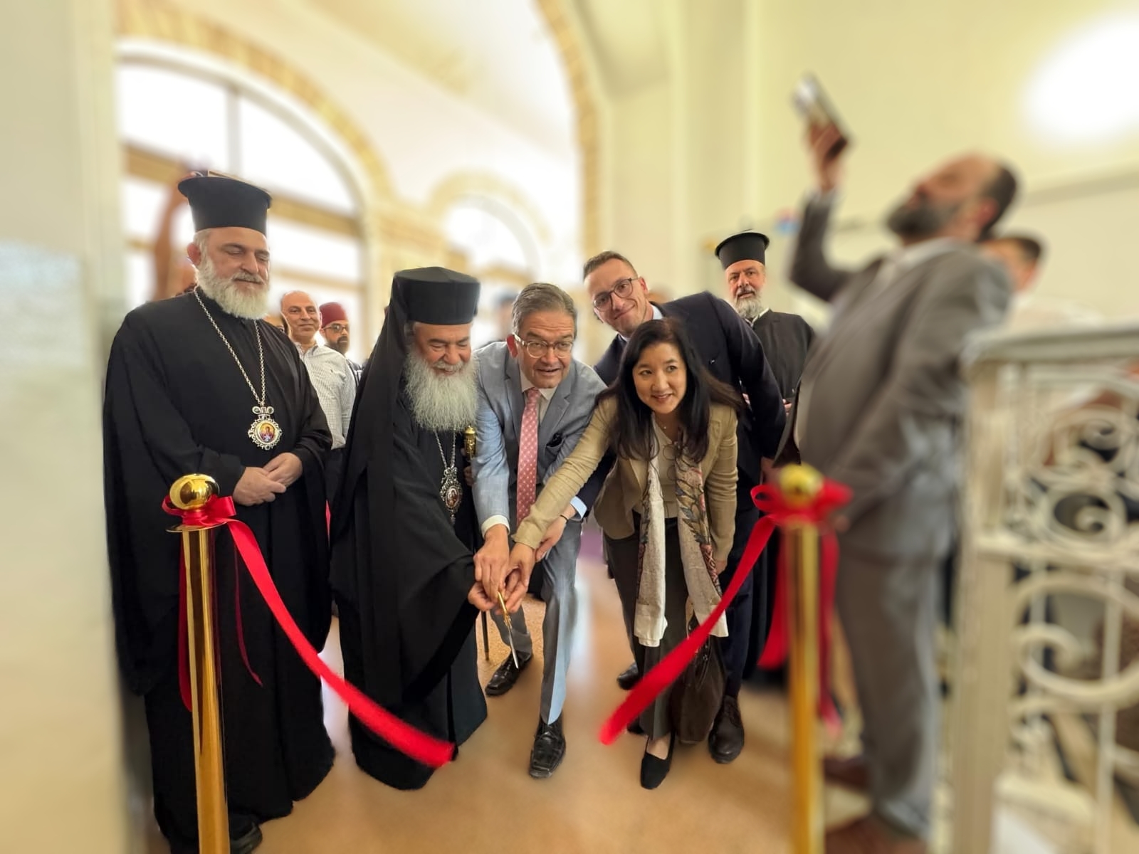 HIS BEATITUDE PRESIDES OVER THE OPENING OF THE MAIN HALL OF ST ...